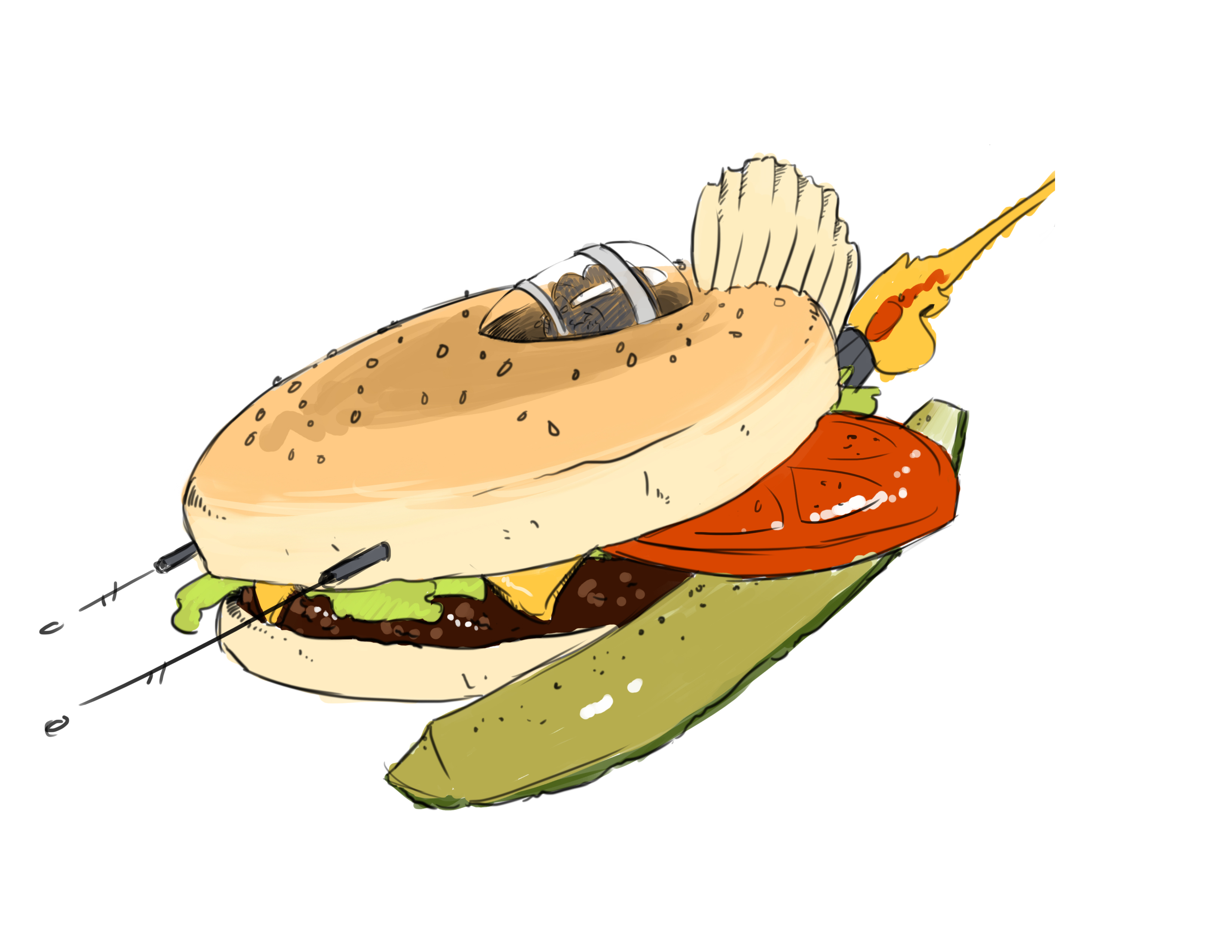 Just Plane Cheeseburgers?!? – The JibJab Blog